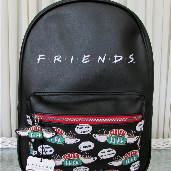 Warner Bros. | Bags | Friends Central Perk Backpack Tv Show Nwt | Poshmark